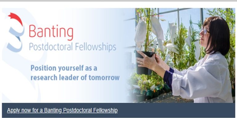 BANTING POSTDOCTORAL FELLOWSHIPS PROGRAM 2024/2025 FOR POSTDOCTORAL ...